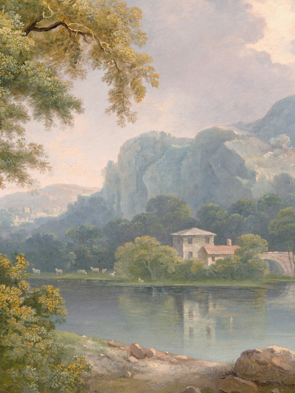 Wooded Hilly Landscape (Abraham Pether) – Humble Housewives